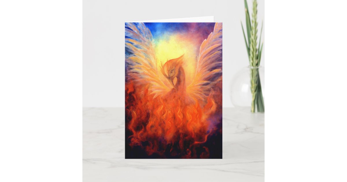 Phoenix Rising Card | Zazzle