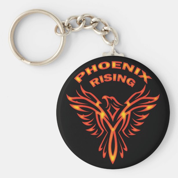 Phoenix Keychains - No Minimum Quantity | Zazzle