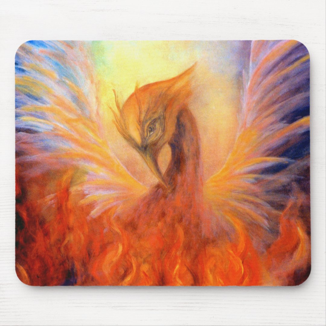 Phoenix Rising Mousepad | Zazzle
