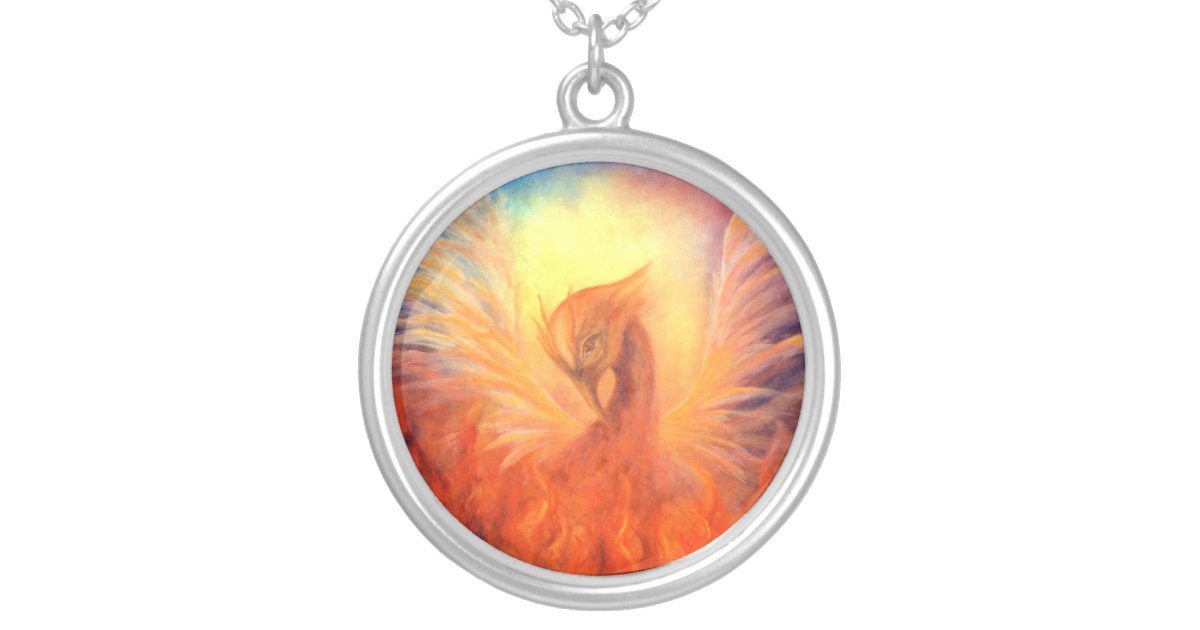 Phoenix Rising Necklace | Zazzle