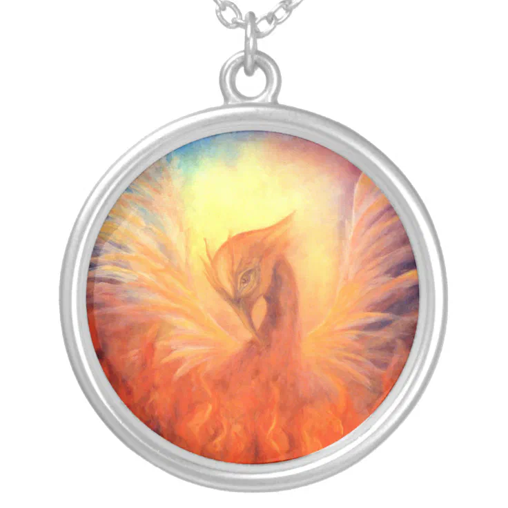 Phoenix Rising Necklace | Zazzle