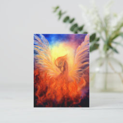 Phoenix Rising Postcard | Zazzle