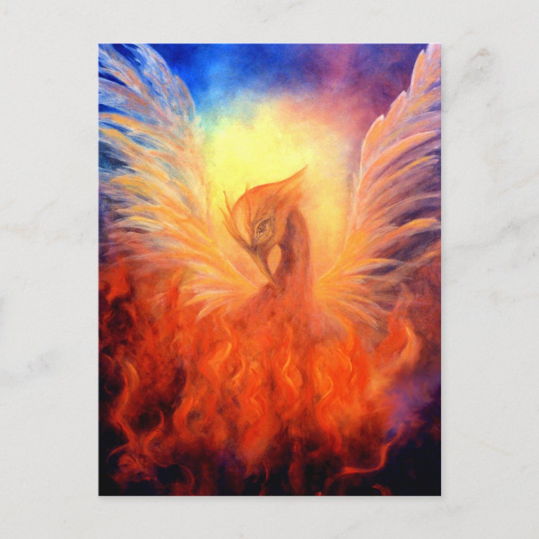 Phoenix Rising Postcard | Zazzle