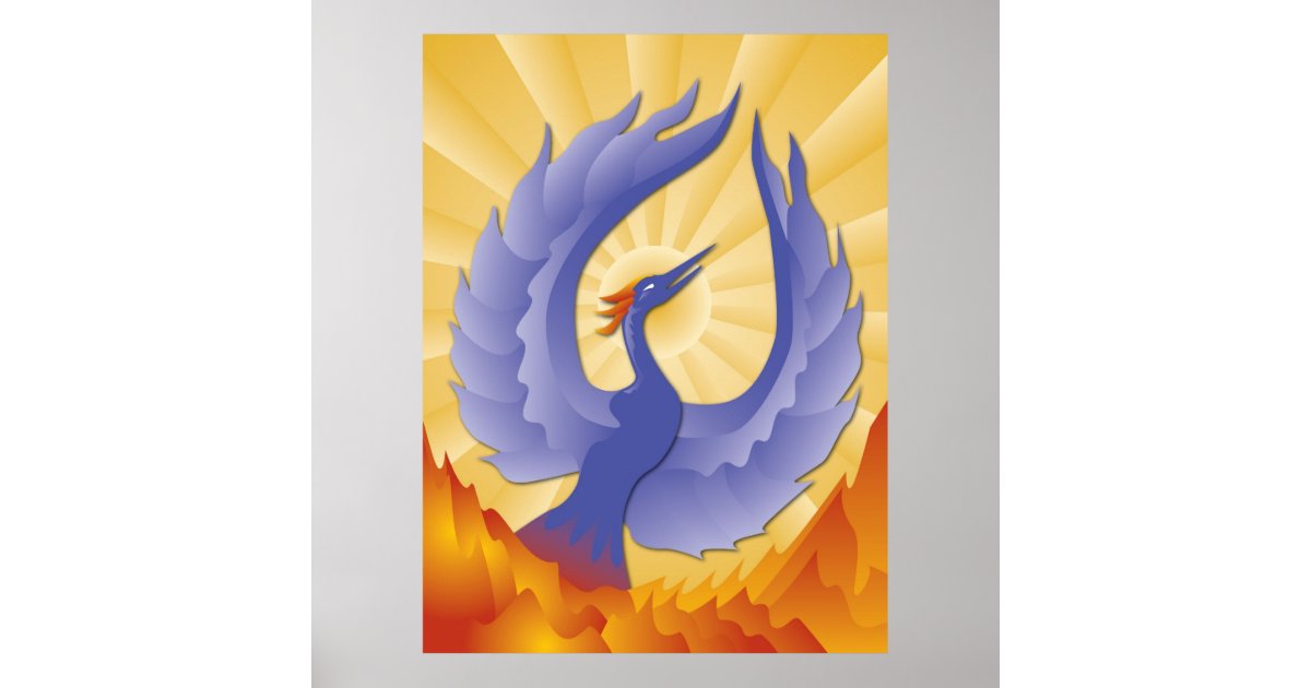 Phoenix Rising Poster | Zazzle