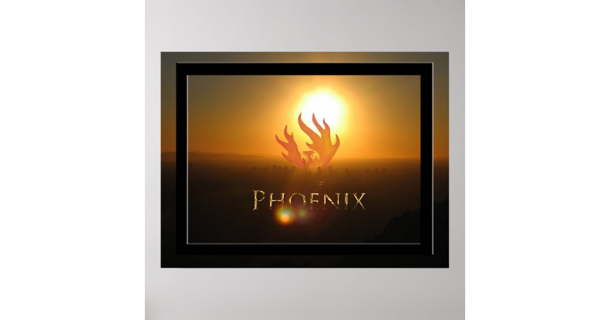 Phoenix Rising Poster | Zazzle