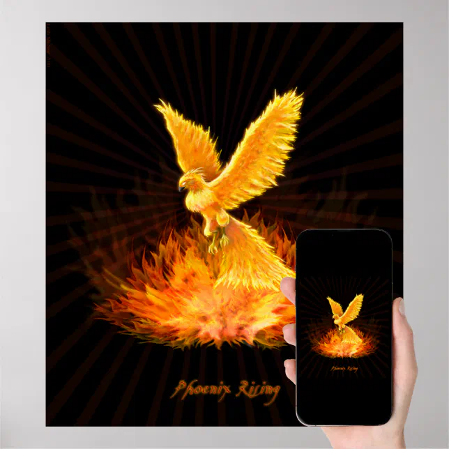 Phoenix Rising Poster | Zazzle