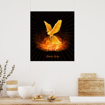Phoenix Rising Poster | Zazzle