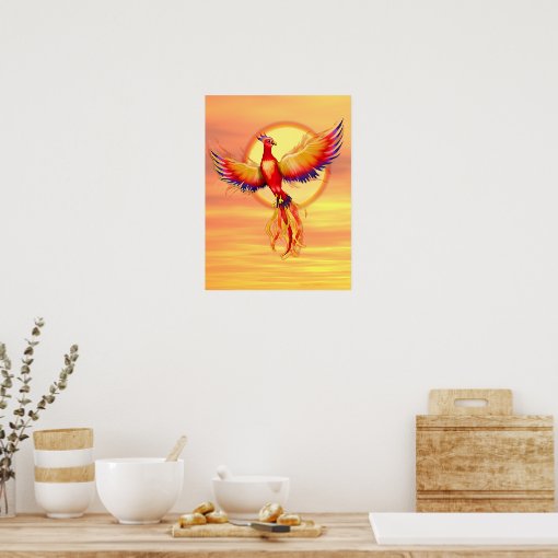 Phoenix Rising Poster | Zazzle