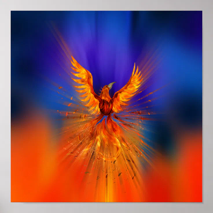 Phoenix Rising Poster | Zazzle