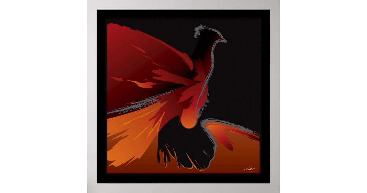 Phoenix Rising Poster | Zazzle