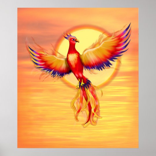 Phoenix Rising Poster | Zazzle.com