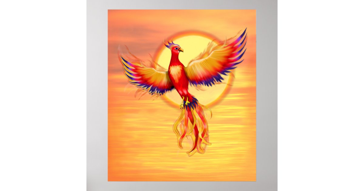 Phoenix Rising Poster | Zazzle