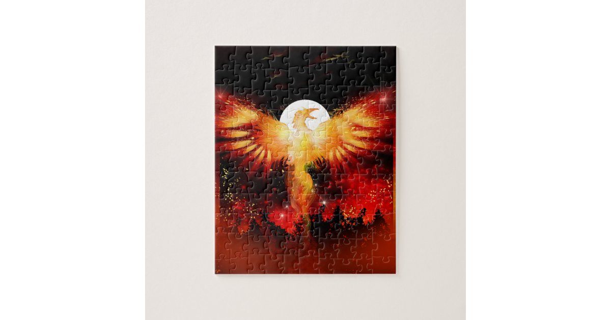 Phoenix Rising Puzzle | Zazzle