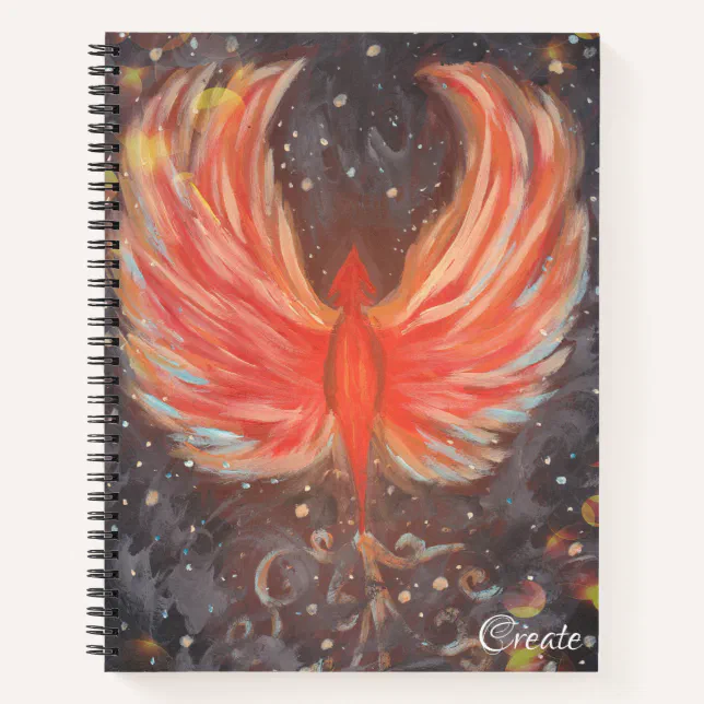 Phoenix Sketchbook Notebook | Zazzle