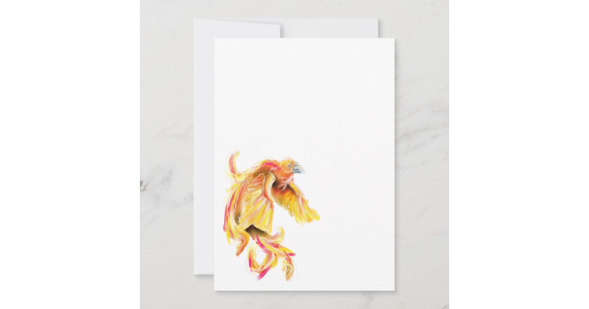 Phoenix Thank You Card | Zazzle