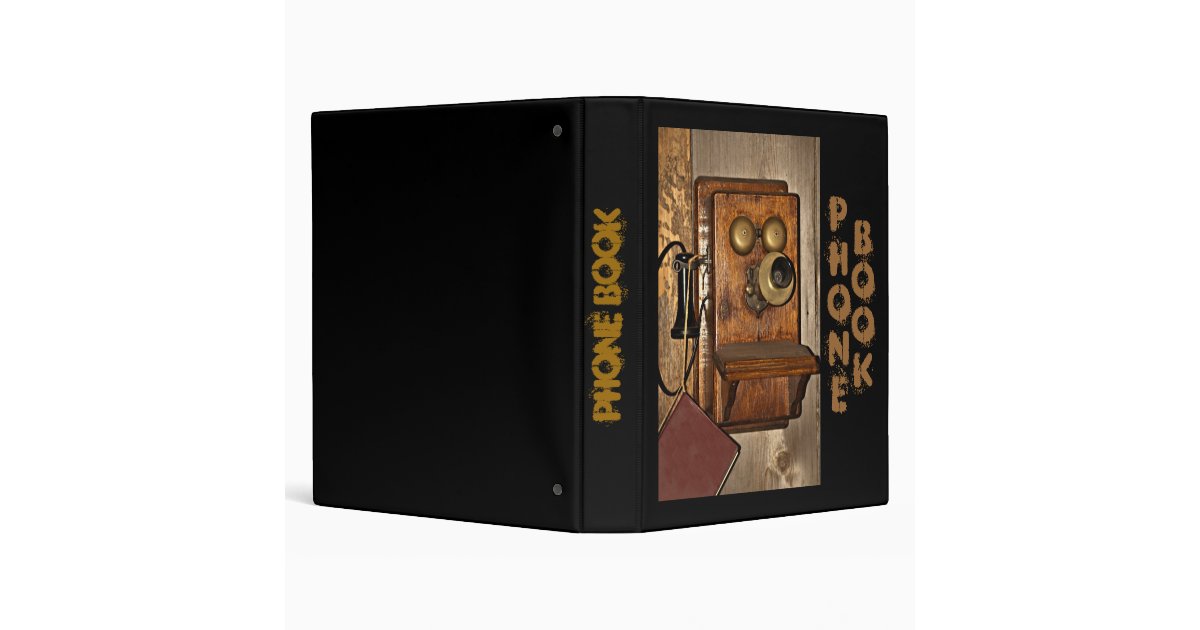 Phone Book Binder | Zazzle