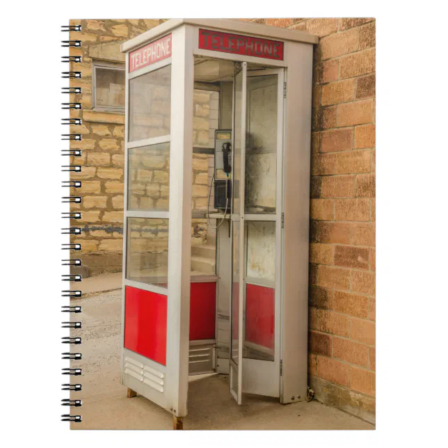 Phone Booth - Pay Phone - Payphone - Public Phone Notebook | Zazzle