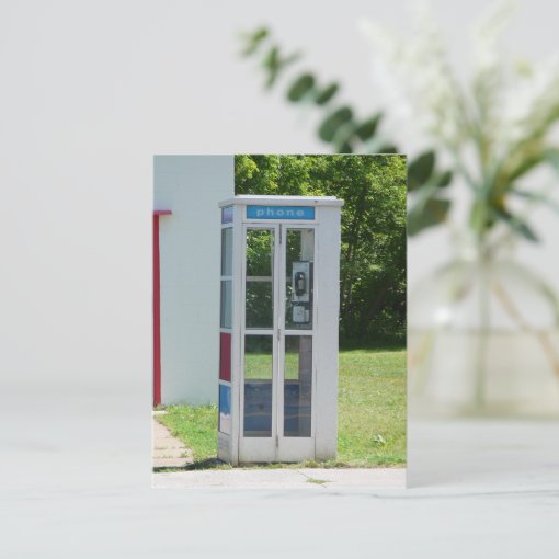 Phone Booth Postcard | Zazzle