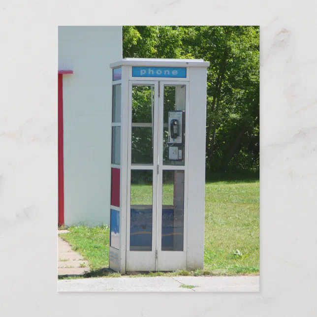 Phone Booth Postcard | Zazzle