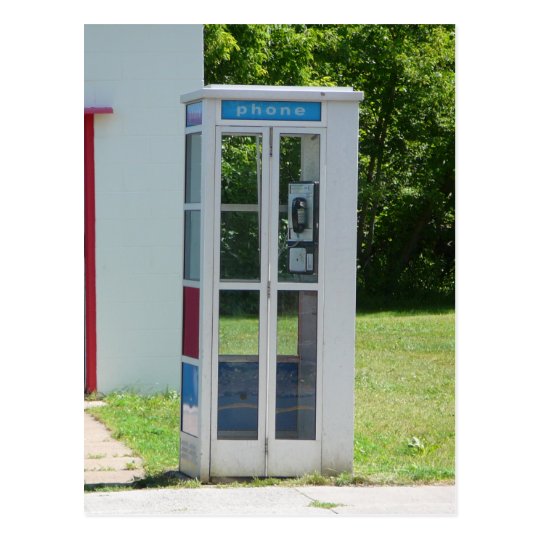 Phone Booth Postcard | Zazzle.com