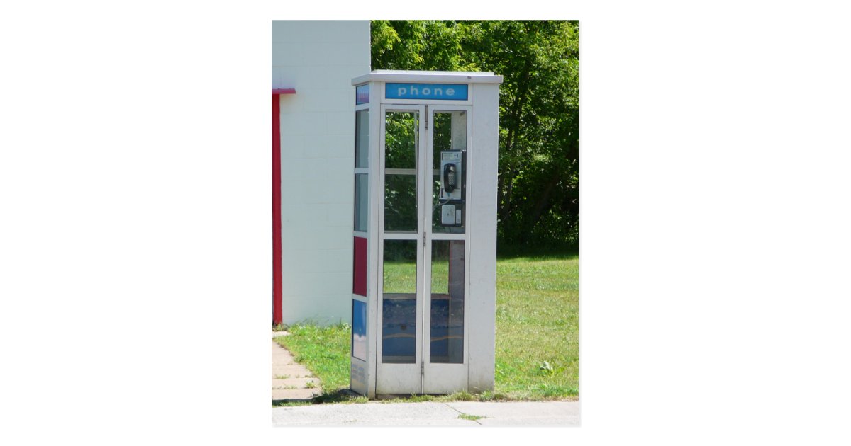 Phone Booth Postcard | Zazzle.com