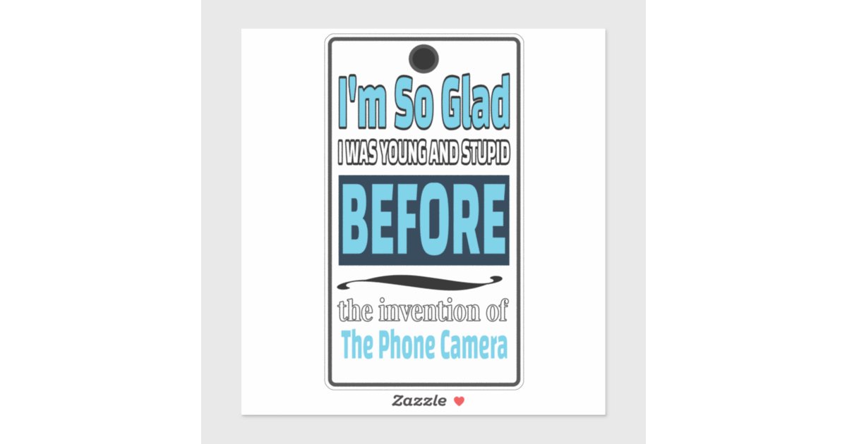 Phone Camera Sticker | Zazzle