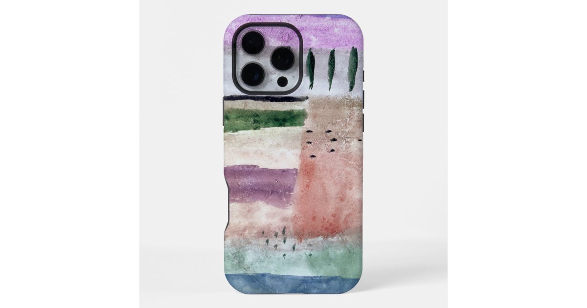 PHONE CASE -Landscape with Poplars"-Paul Klee Art | Zazzle