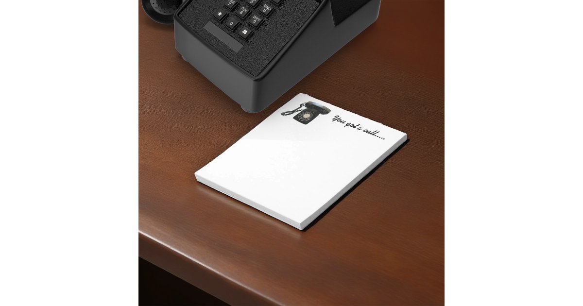 Phone Message Notepad | Zazzle