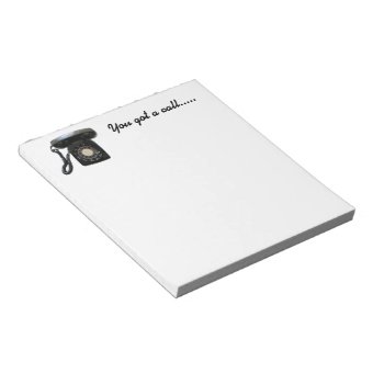 Phone Message Notepad | Zazzle
