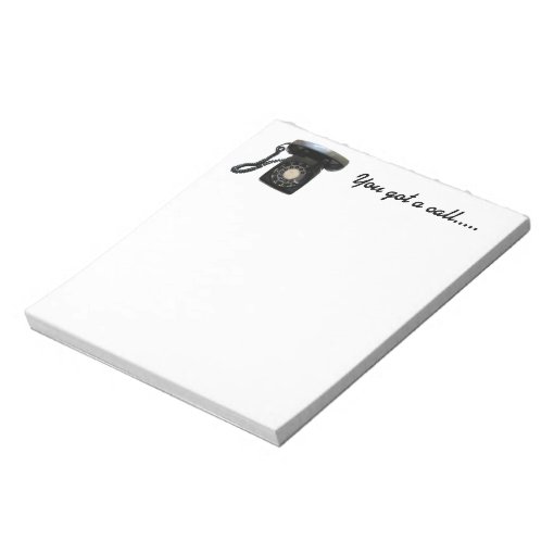 Phone Message Notepad | Zazzle