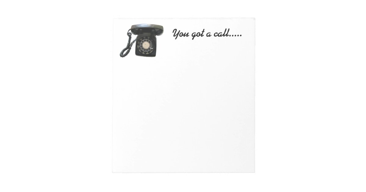 Phone Message Notepad | Zazzle