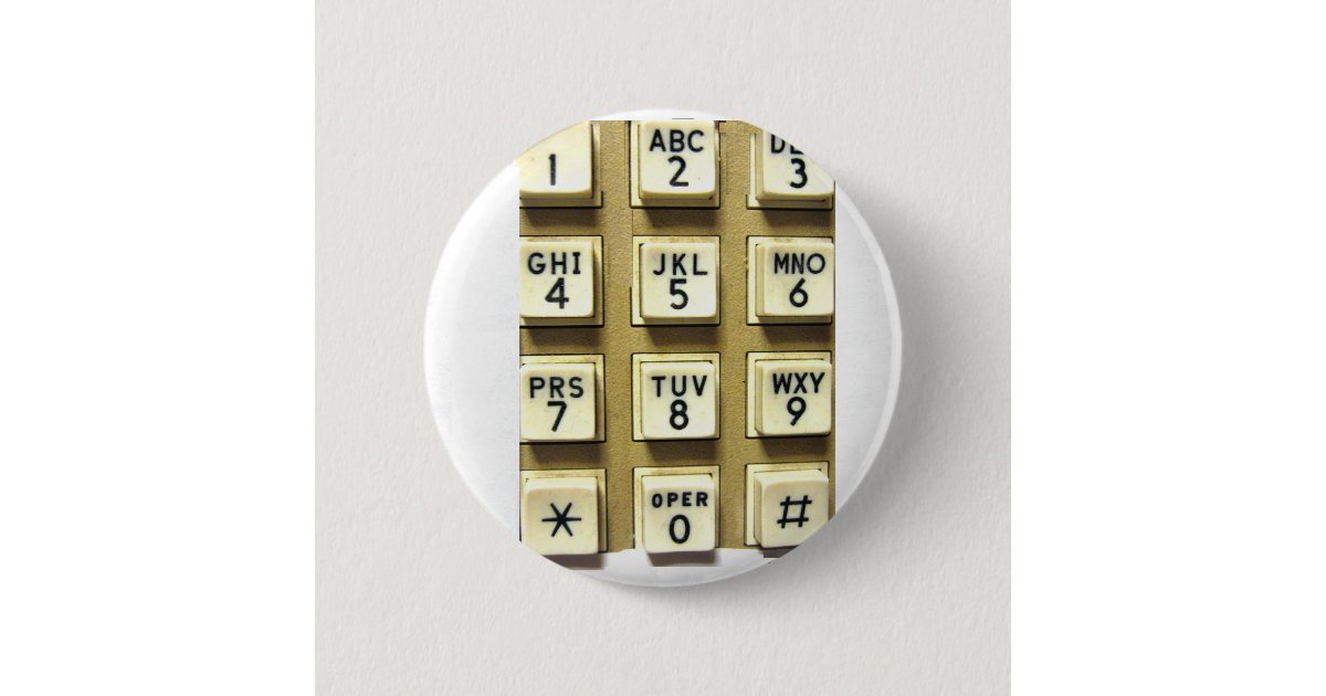 Phone Numbers Button | Zazzle.com