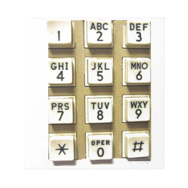 Phone Numbers Notepad | Zazzle