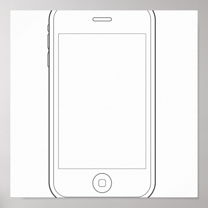 phone plain poster | Zazzle.com