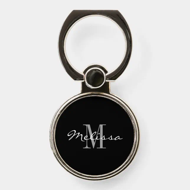 Phone Ring Initial Monogram Name | Zazzle