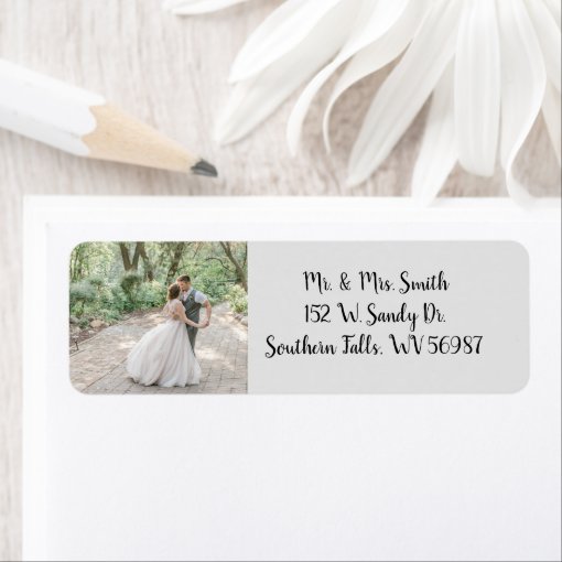 Photo Address Label | Zazzle