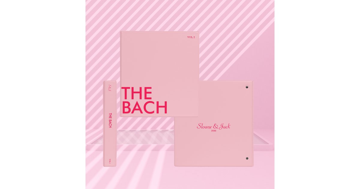 Photo Album Binder | Bach Weekend | Light Pink | Zazzle