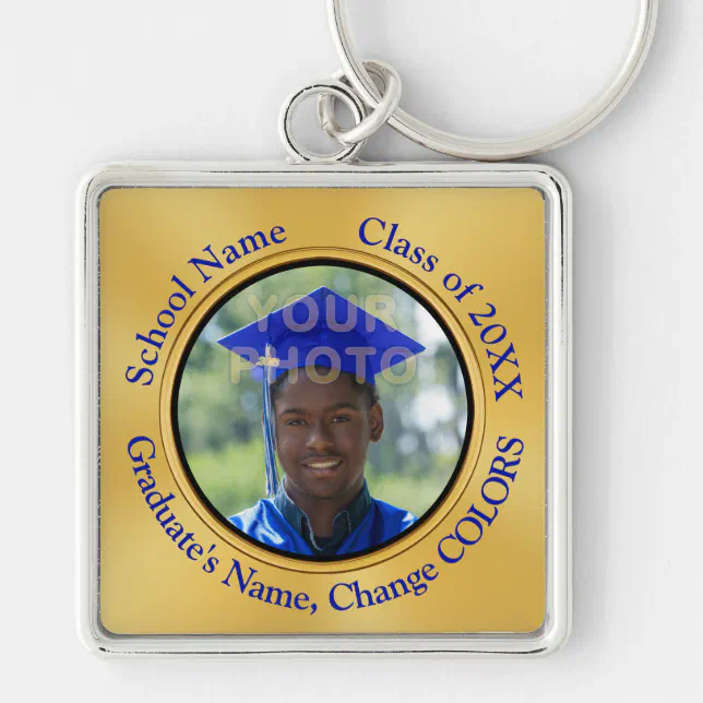 Photo and Personalized Graduation Keychains | Zazzle