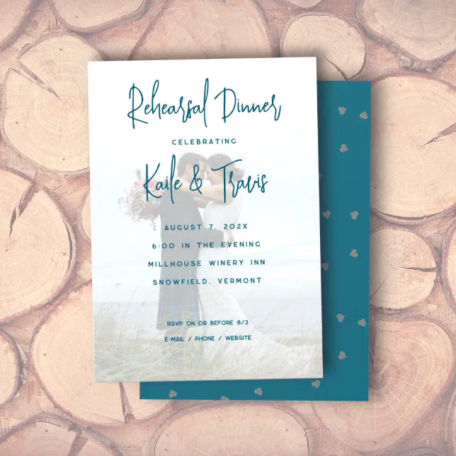 Photo Background Pre-wedding Party Invitation | Zazzle