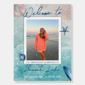 Photo Beach Graduation Welcome Sign | Zazzle