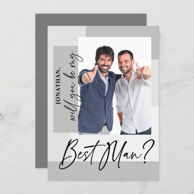 Photo Best Man Proposal | Zazzle