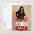 Photo Black Friday Big Sale Product Promo Postcard | Zazzle