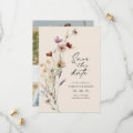 Photo Boho Save The Date Flat Card | Zazzle