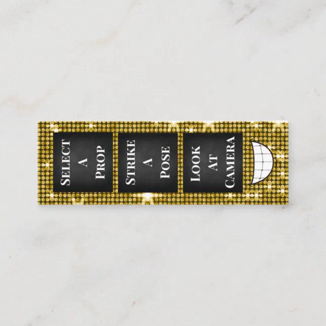 Photo Booth Business Card | Zazzle