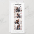 Photo Booth Calligraphy Script Photo w QR Code Save The Date | Zazzle