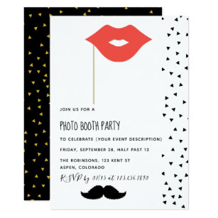 Photo Booth Invitations | Zazzle