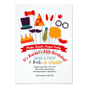 Photo Booth Invitations | Zazzle