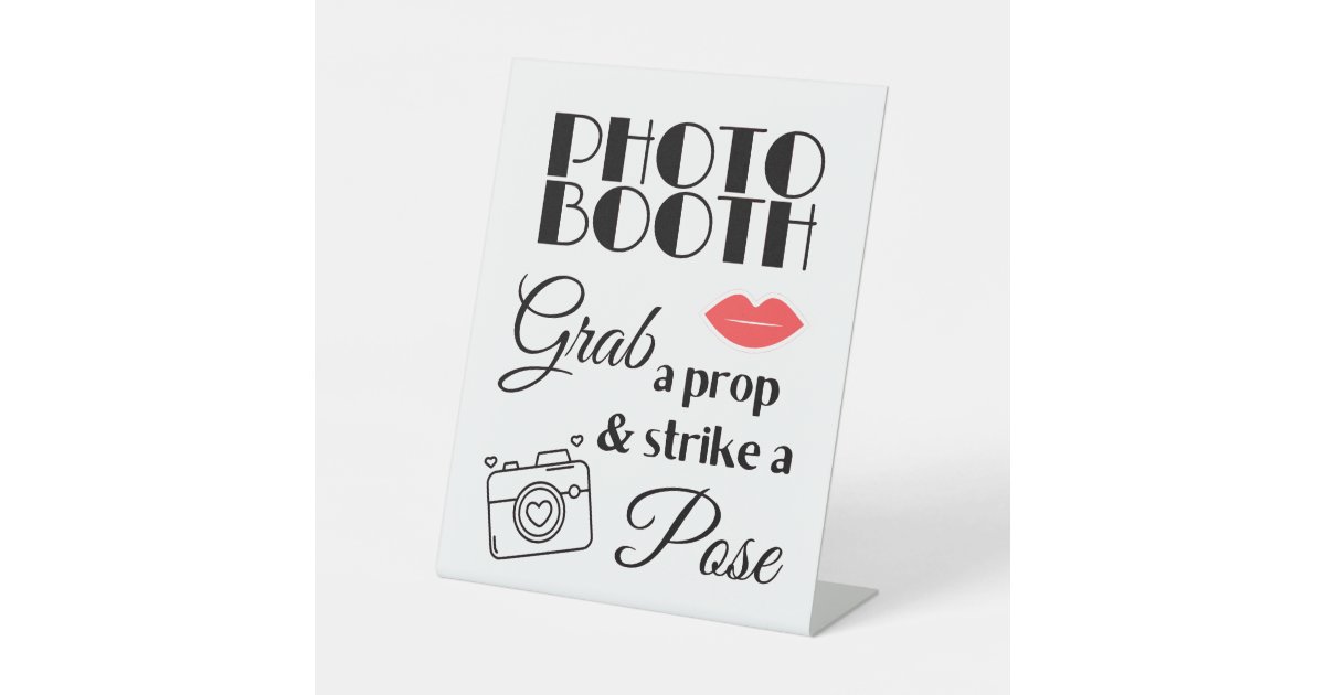 Photo Booth Sign | Zazzle