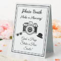 Photo Booth Sign for Wedding | Zazzle