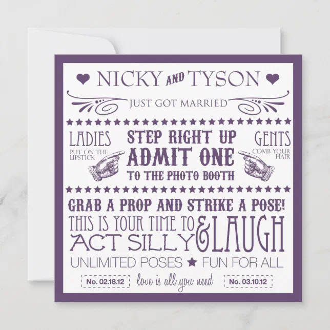 Photo Booth Signage | Zazzle